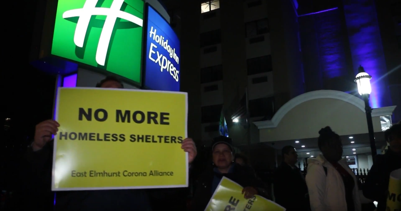 性犯罪遊民安置到皇后區酒店 社區反彈 | 犯罪者 | 紐約 | 大紀元