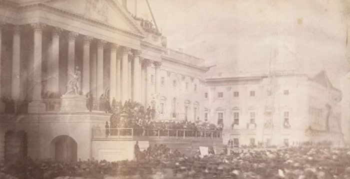 最古老的美國總統就職典禮照片 攝於1857年 | 布坎南 | 國會大廈 | 大紀元