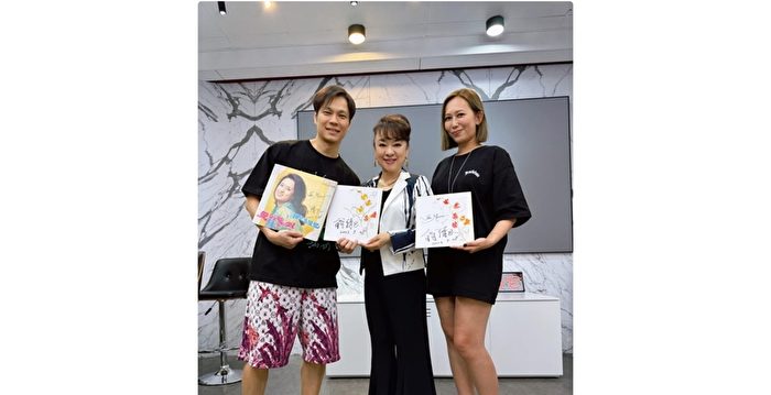 73歲翁倩玉中秋訪台 登瑪菲司直播放送福利 | Mavis | 版画 | 倩玉的版画世界 | 大紀元