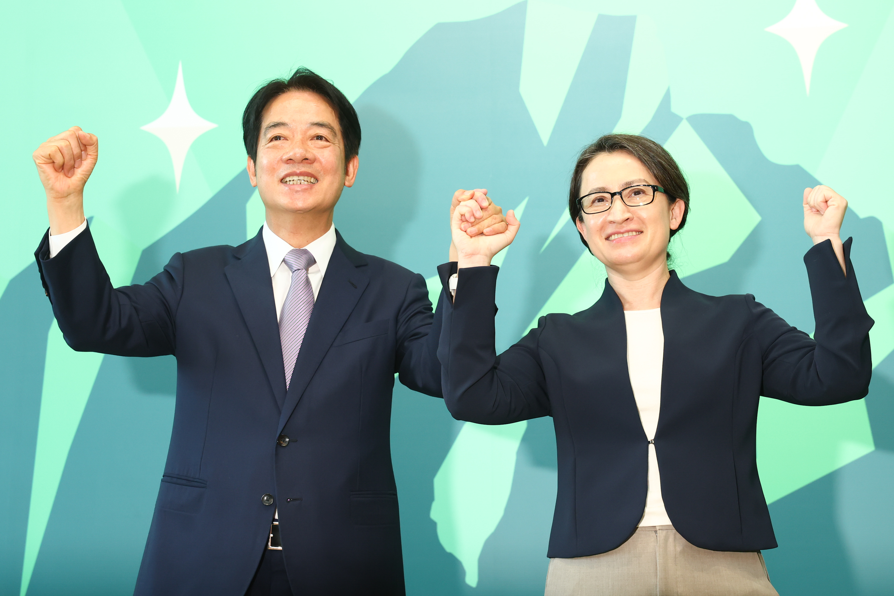 赖萧配亮相萧美琴:为了国家拼下去| 赖清德| 大纪元 赖萧配亮相萧美琴:为了国家拼下去| 赖清德| 大纪元